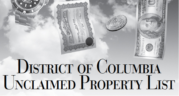 Spring 2018 District of Columbia Unclaimed Property