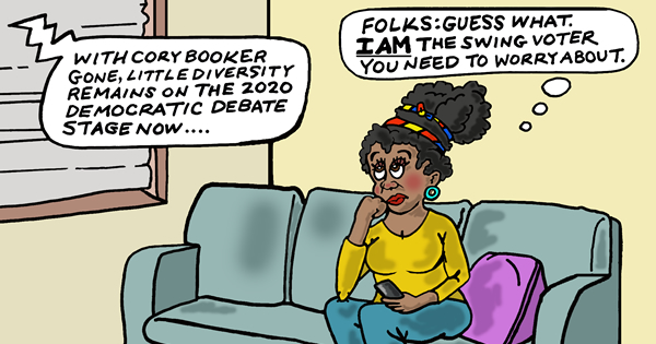 Cartoon Swing Voter