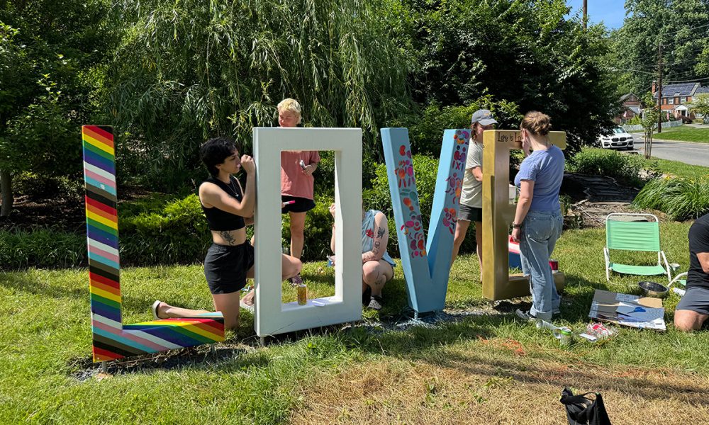 Silver Spring Pride sign rebuilt in memory of beloved neighbor