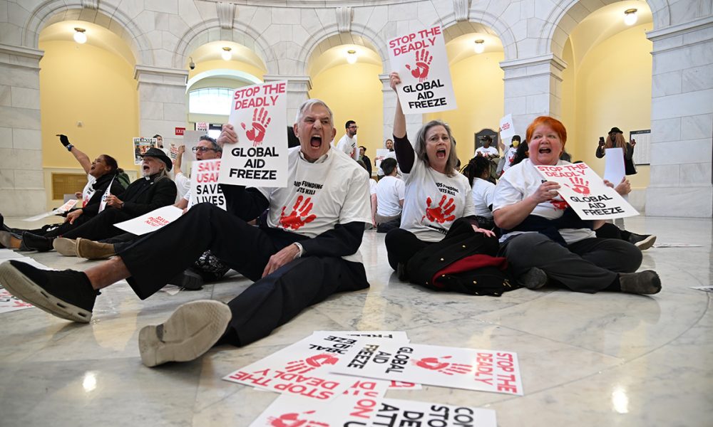 HIV/AIDS activists arrested on Capitol Hill