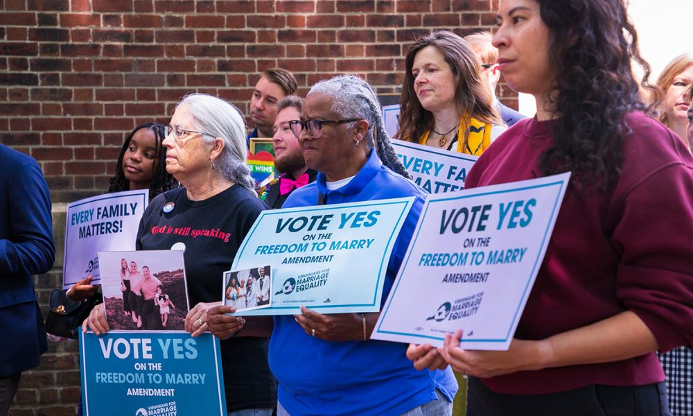 Campaign to support Va. marriage amendment repeal launched